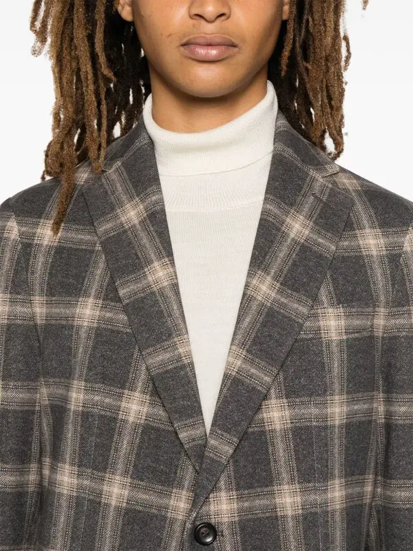 CIRCOLO 1901 Cotton Single Breasted Jacket - Camel