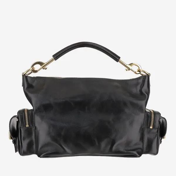 Chloé Shiny Leather Camera Bag - Black