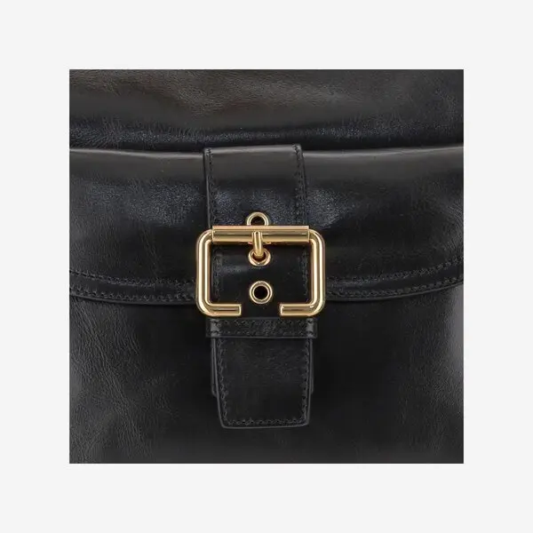 Chloé Shiny Leather Camera Bag - Black