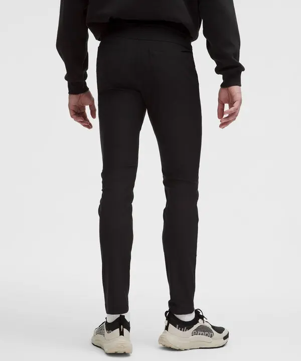 Lululemon Abc Skinny-fit 5 Pocket Pant 34l - Black