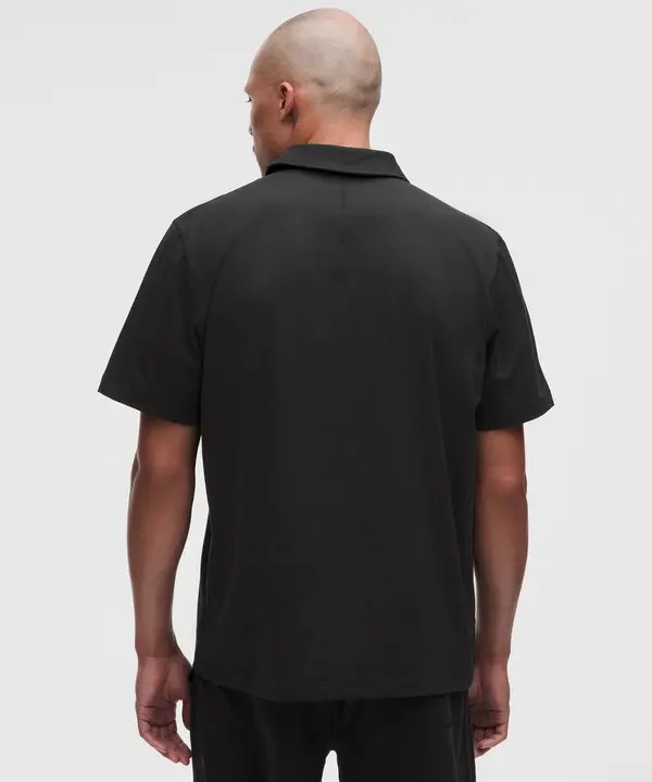Lululemon Soft Jersey Short-sleeve Polo Shirt - Black