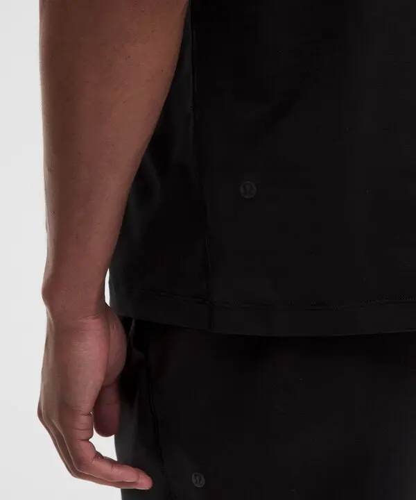 Lululemon Soft Jersey Short-sleeve Polo Shirt - Black
