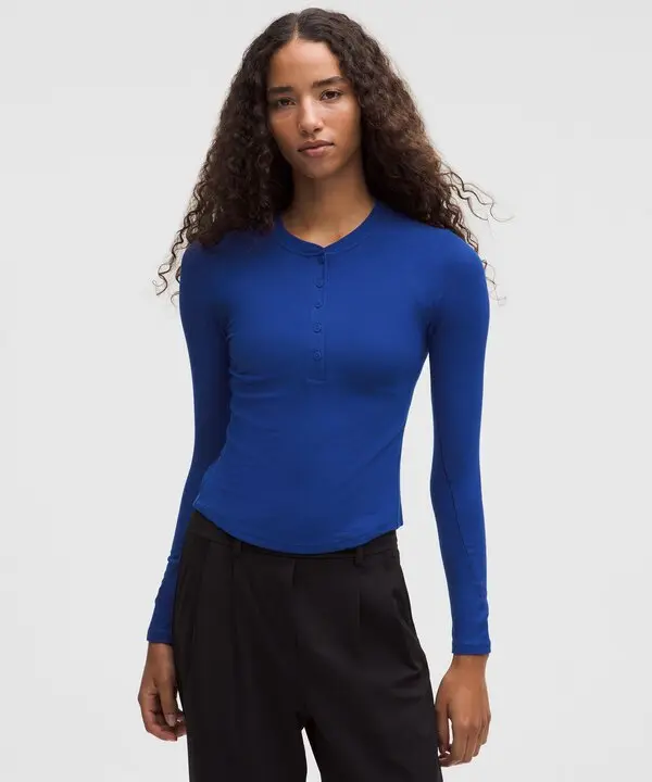 Lululemon Long-sleeve Henley - Riverside