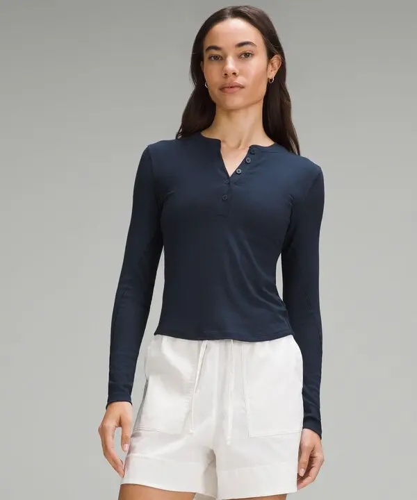 Lululemon Long-sleeve Henley - True Navy