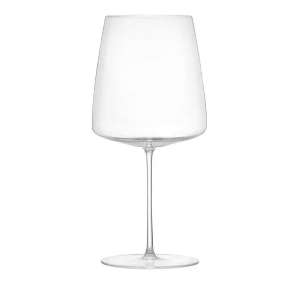 SCHOTT ZWIESEL Handmade Simplify Burgundy Glass, Set Of 2 - Clear