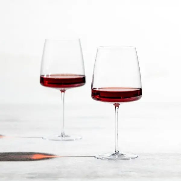 SCHOTT ZWIESEL Handmade Simplify Burgundy Glass, Set Of 2