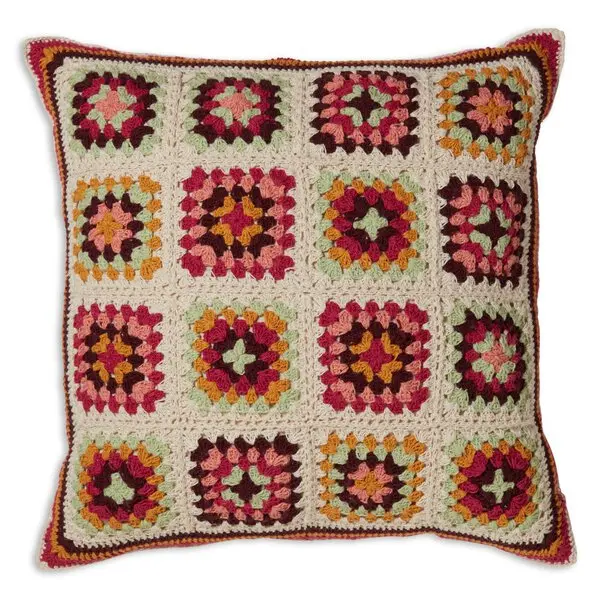 ROSELLI Cozy Corner Crocheted Pillow