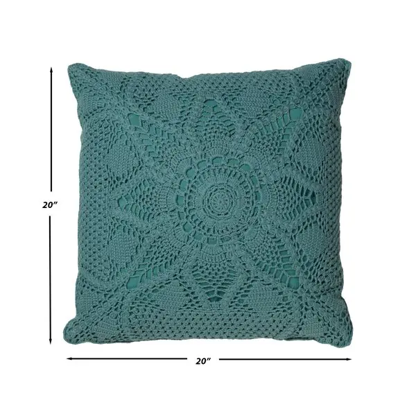 ROSELLI Emma Crocheted Pillow