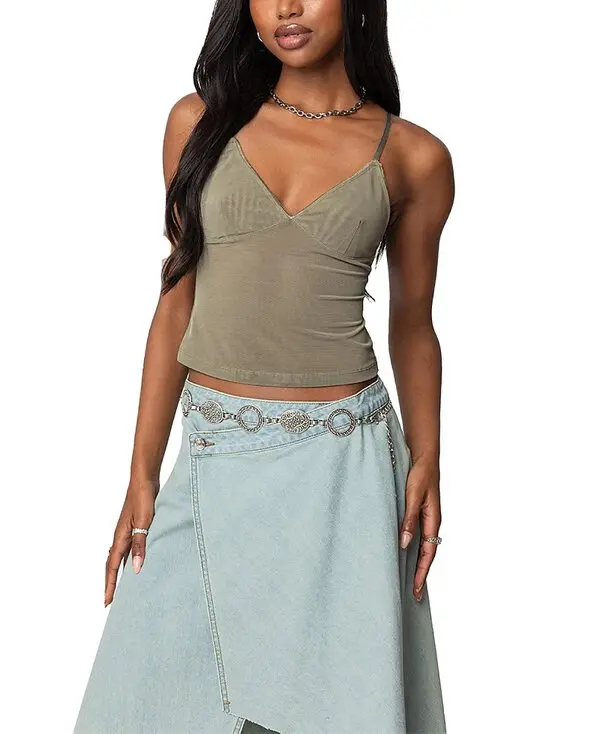 EDIKTED Blake Mesh Tank Top