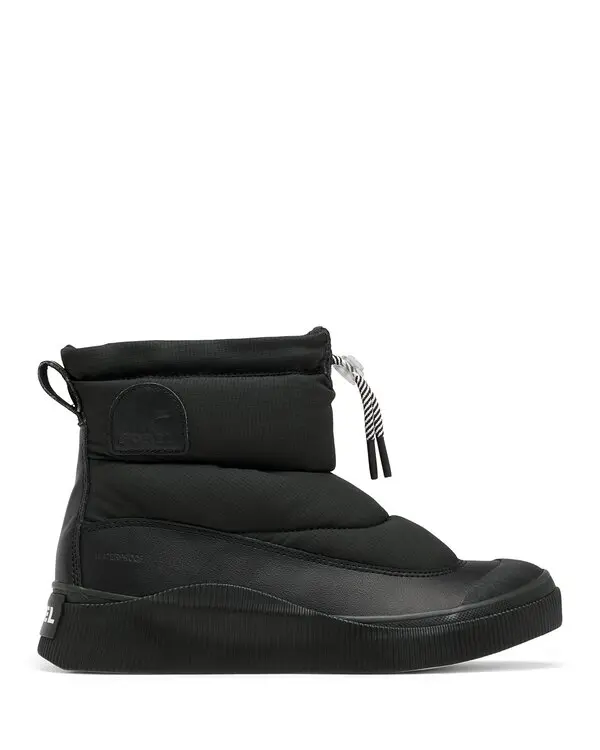 Sorel Out N About Iv Puffy Ankle Boots - Black/chalk