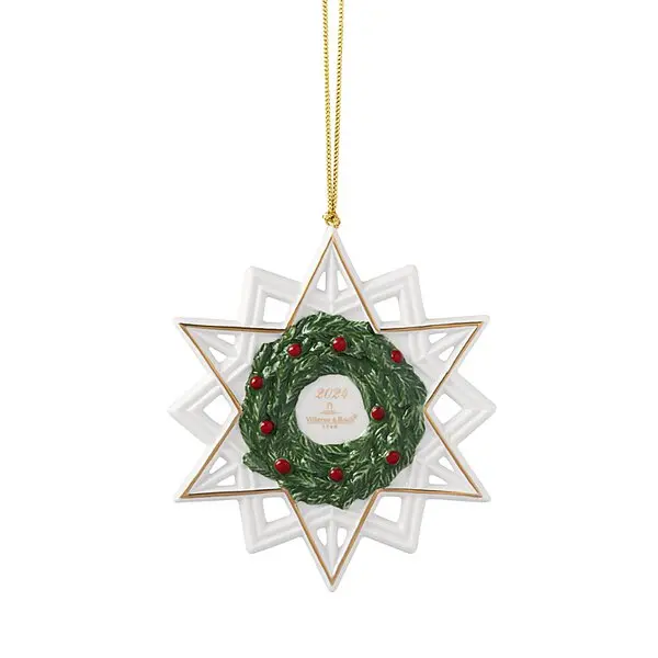 VILLEROY & BOCH Christmas Classics Ornament: Star - Multi