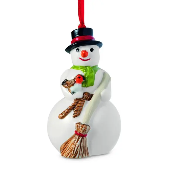VILLEROY & BOCH Nostalgic Snowman Ornaments, Set Of 3