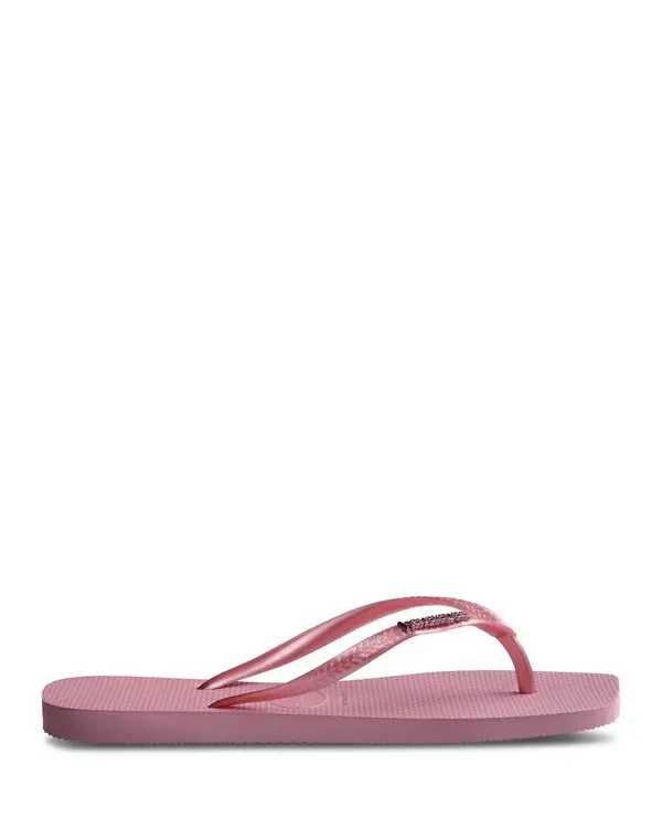 Havaianas Slim Square Flip Flop Sandals - Amaranth