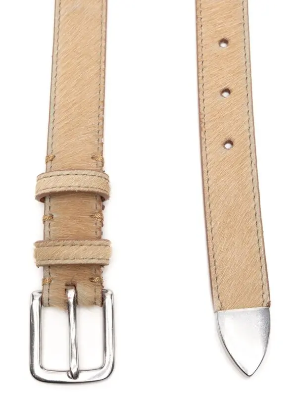 Paul Smith Pony Leather Belt - Neutrals
