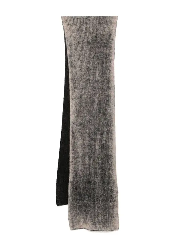 Paul Smith Mohair Rib Scarf - Neutrals