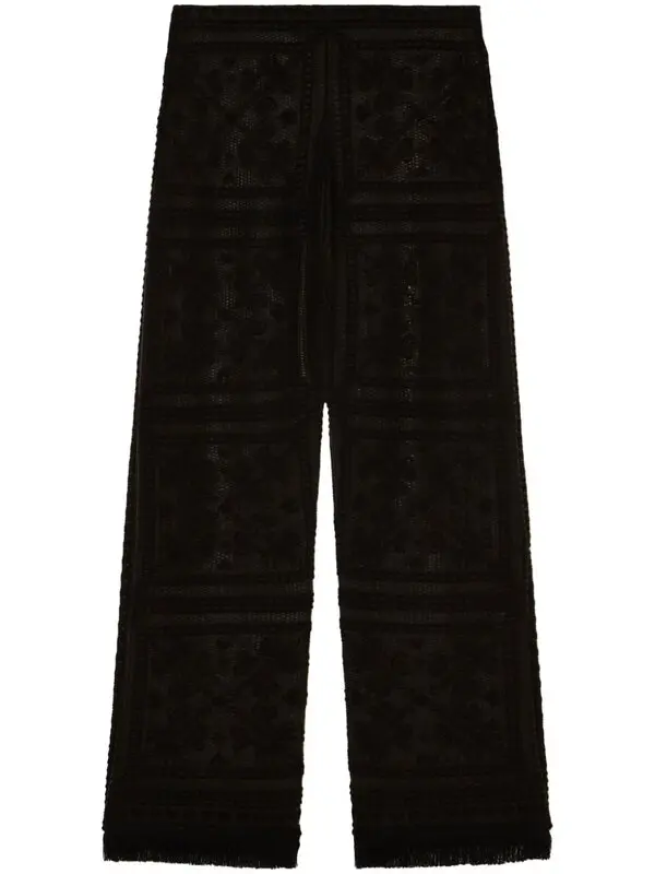 Alanui Kiss The Book Trousers - Black