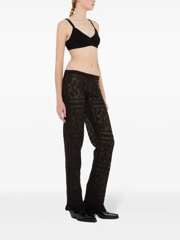 Alanui Kiss The Book Trousers - Black