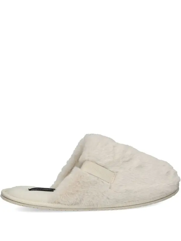 Calvin Klein Faux-fur Slippers