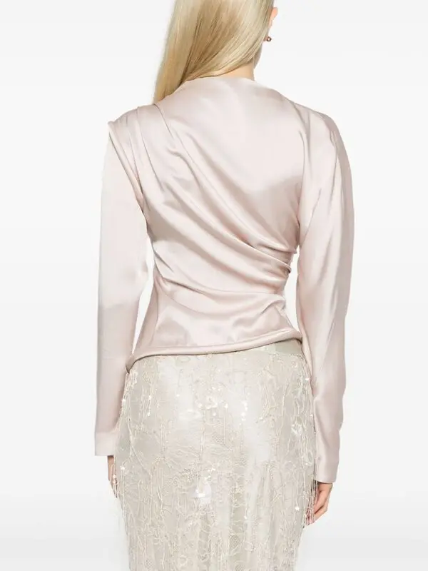 Victoria Beckham Crepe Satin Blouse