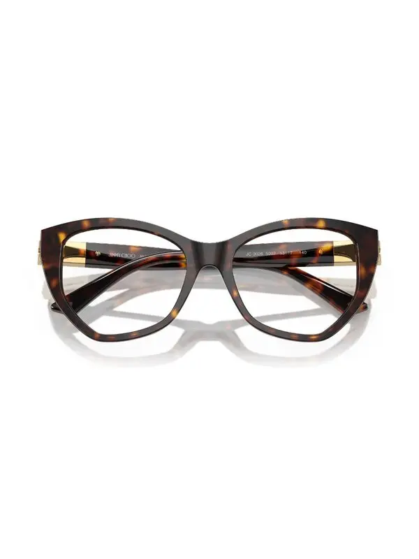 JIMMY CHOO Cat-eye Glasses - Brown