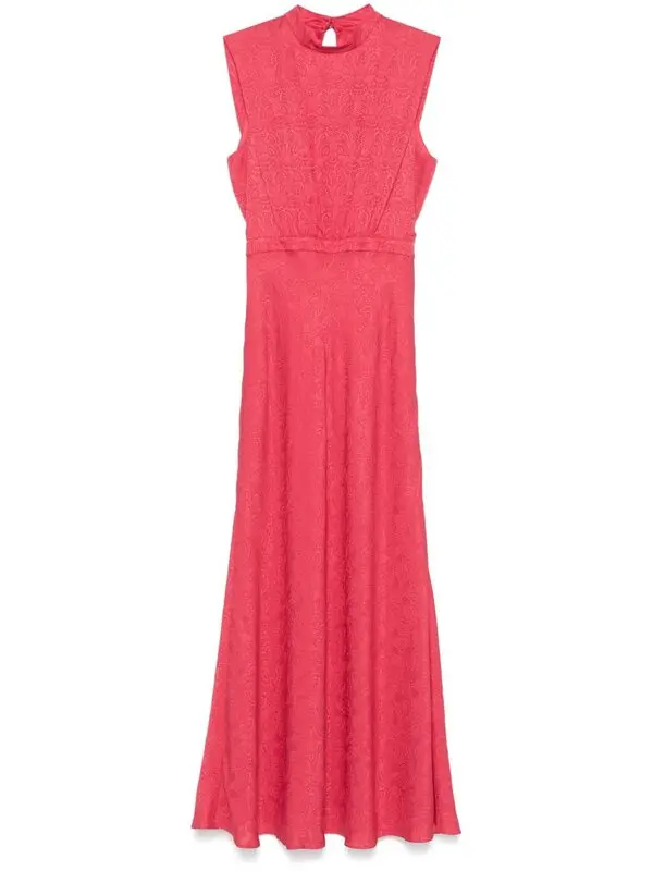 Saloni Fleur Maxi Dress - Pink