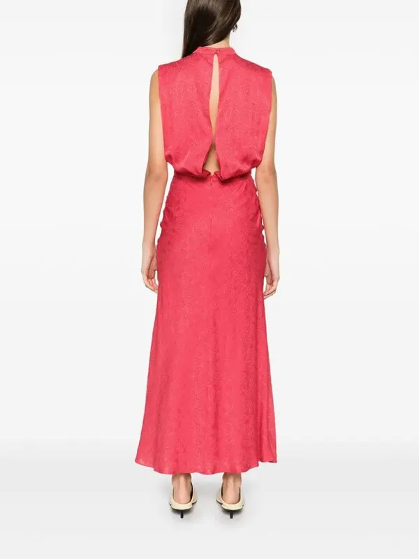 Saloni Fleur Maxi Dress - Pink