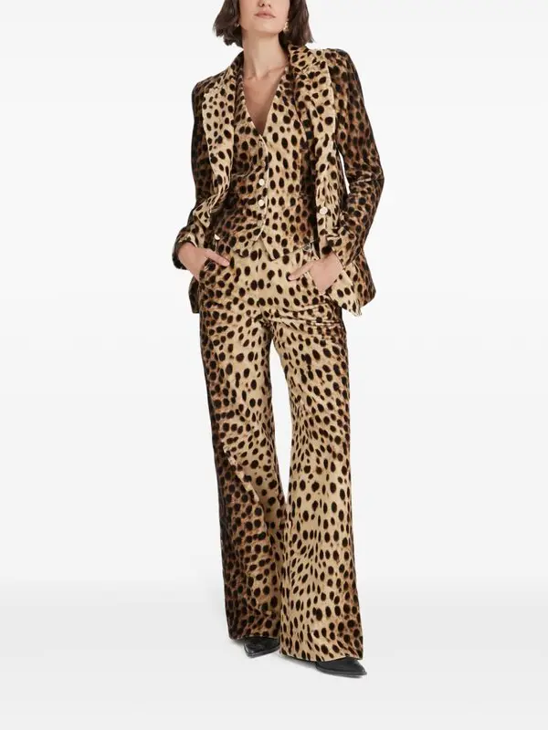 TEMPERLEY LONDON Nemera Leopard Print Blazer