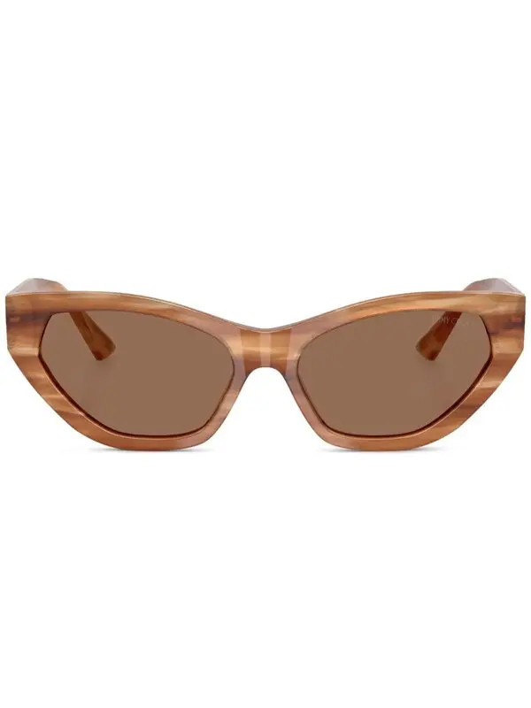JIMMY CHOO Cat-eye Frame Sunglasses - Brown
