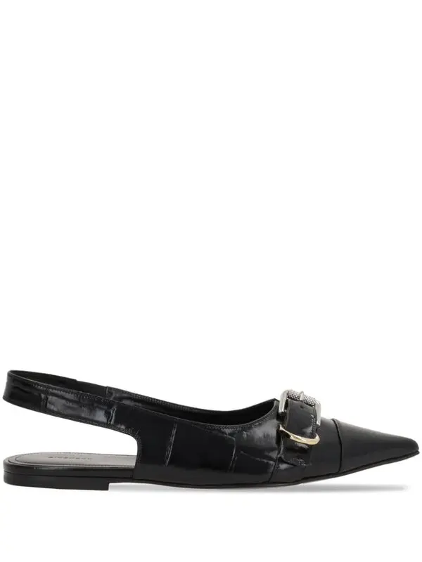 Givenchy Voyou Ballet Flats - Black