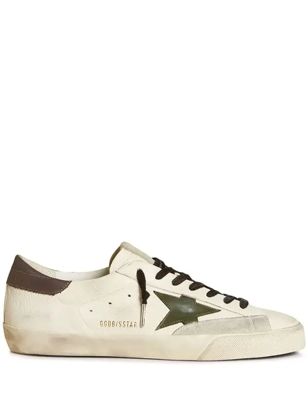 GOLDEN GOOSE Super-star Leather Sneakers - White