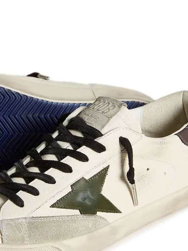 GOLDEN GOOSE Super-star Leather Sneakers - White