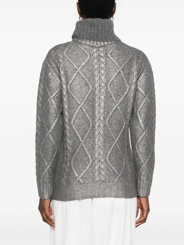 Herno Lamé-effect Wool Sweater