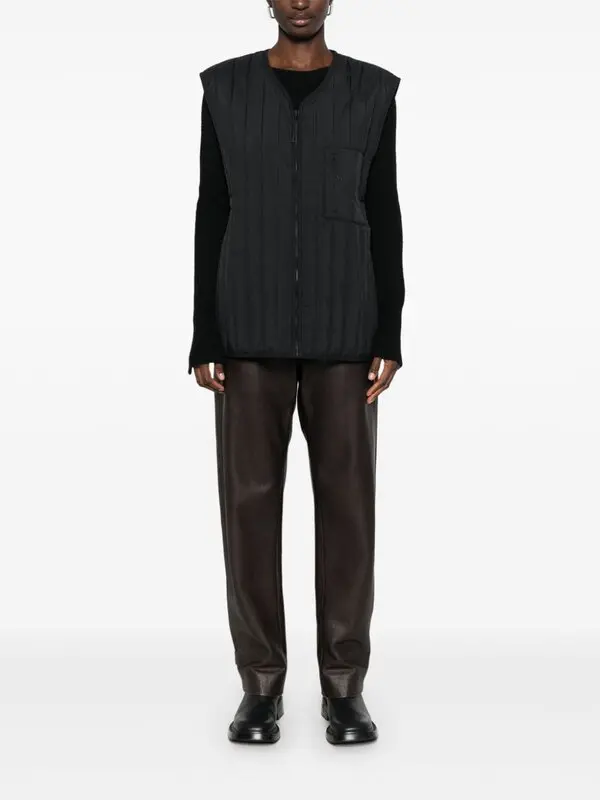 Rains Quilted Gilet - Black