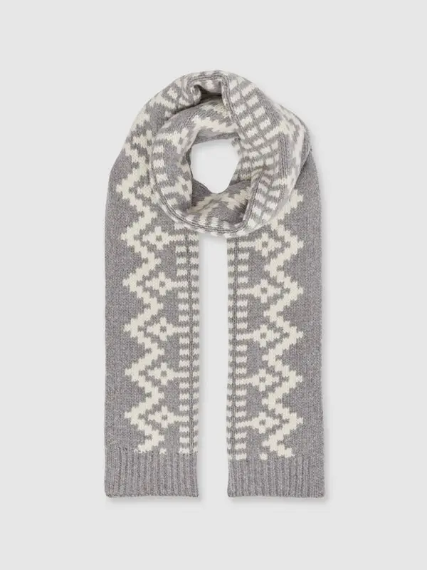 REISS Berwin Wool-blend Scarf