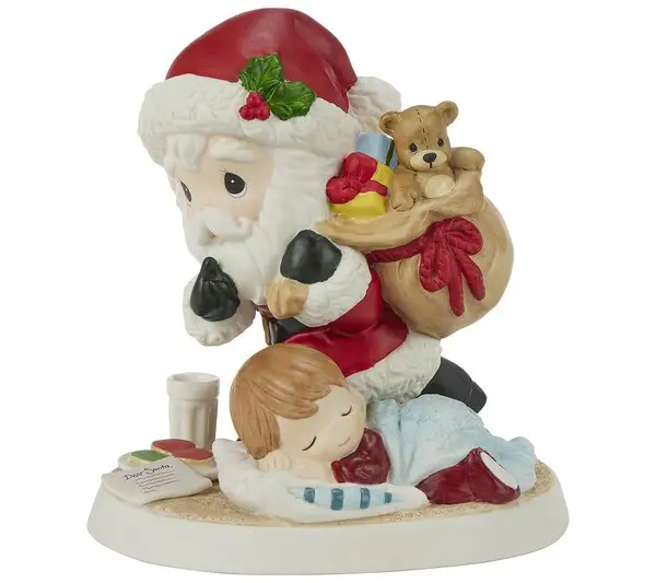 PRECIOUS MOMENTS Dear Santa Figurine