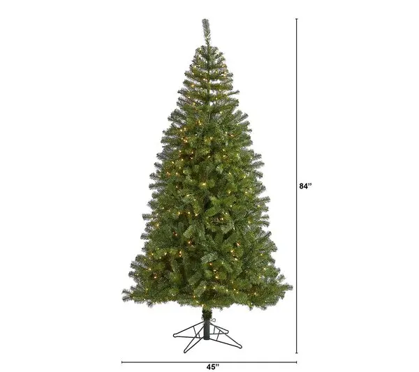 NEARLY NATURAL 7' Springfield Christmas Tree