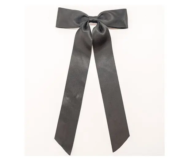 VIOLET & BROOKS Sloane Satin Bow Barrette