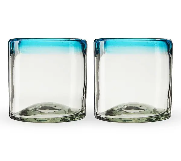 TWINE Primavera Recycled Short Tumbler Set Of 2 - One-color