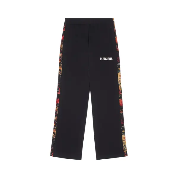 PLEASURES Tape Track Pants - Black