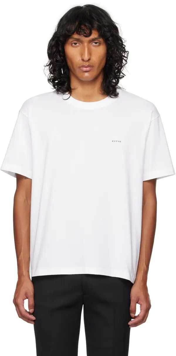 Eytys Leon T-Shirt In White - 50% Off | Editorialist