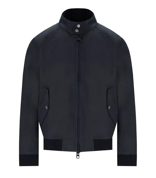 Baracuta Barbour X Porton Wax Navy Jacket In Blue - 24% Off