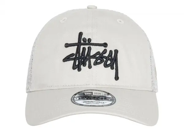 帽子 NEW ERA 9TWENTY WASHED BASIC TRUCKER StüSsy New Era 9twenty Washed Basic Trucker - Stone | Editorialist