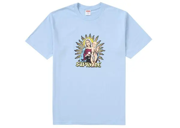 Supreme Blood Tee Shirt - Powder Blue