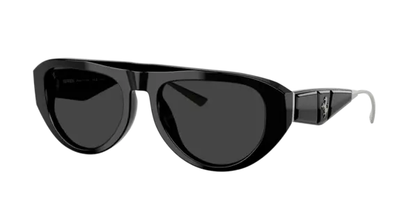 FERRARI Havana Aviator Sunglasses - Grey Polarized