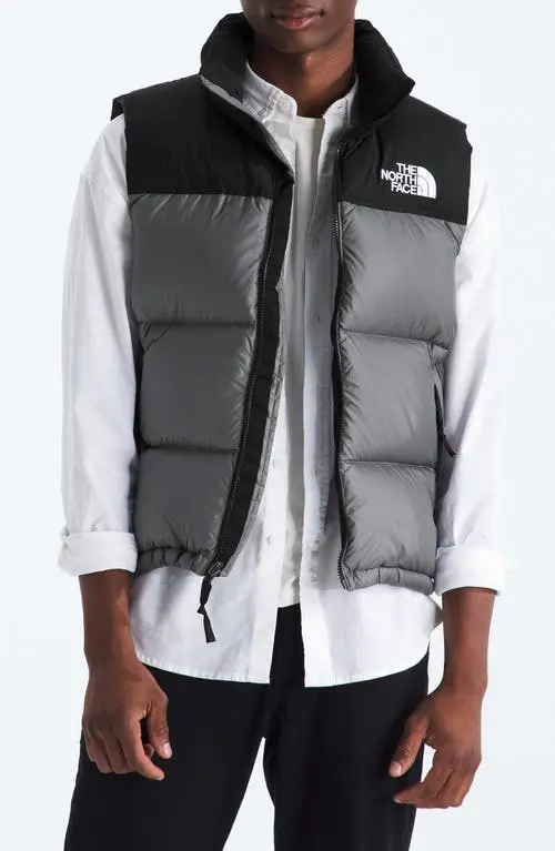 The North Face 1996 Retro Nuptse Puffer Vest - Smoked Pearl/tnf Black