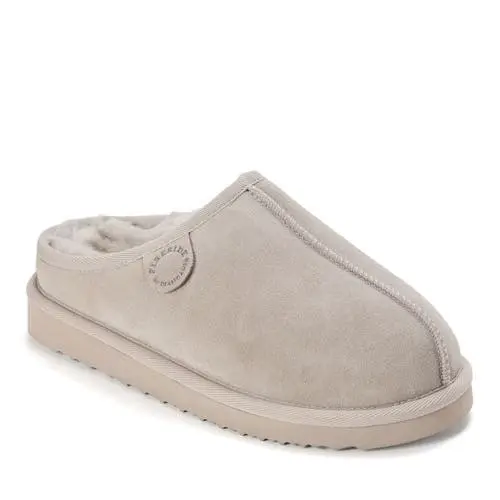 DEARFOAMS Shearling Clog Slipper - Smoke