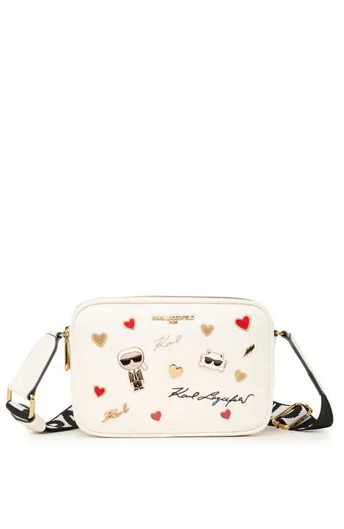 Karl Lagerfeld Paris Maybelle Crossbody Bag - Multi/white