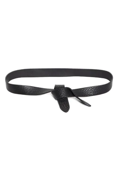 Isabel Marant Kirka Leather Belt - Black