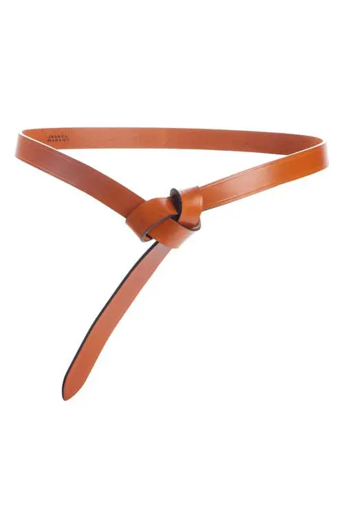 Isabel Marant Kirka Leather Belt - Natural
