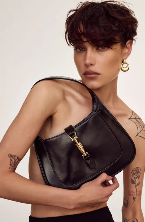 LUV AJ Remy Doorknocker Hoop Earrings